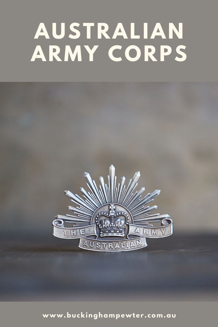 Australian Army Corps- Australian Army Corps Pewter Lapel Pin ...