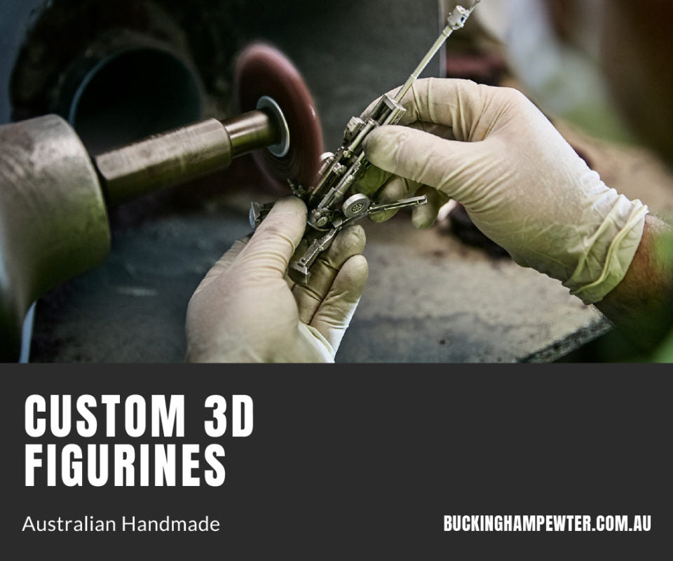 Custom 3D Figurines - Buckingham Pewter