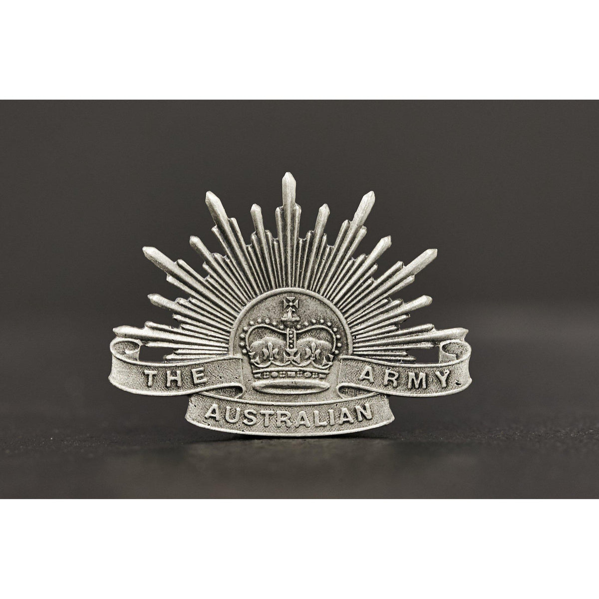 The Australian Army Rising Sun Pewter Lapel Pin Large – Buckingham Pewter
