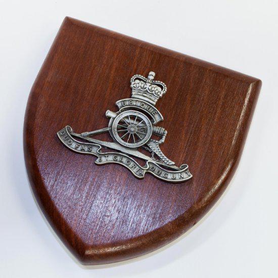 Royal Australian Artillery Plaque Large (RAA) – Buckingham Pewter