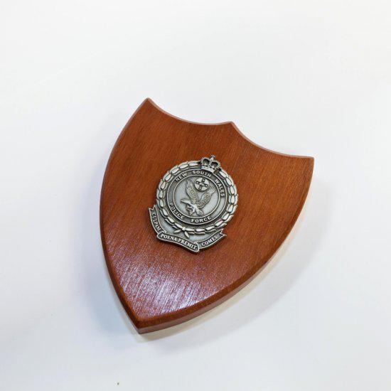 NSW Police Plaque Small – Buckingham Pewter