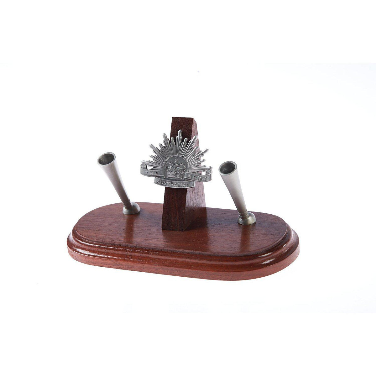 Australian Army Rising Sun Desk Set & Pen Holder | Buckingham Pewter