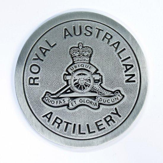 Royal Australian Artillery Coaster | Buckingham Pewter
